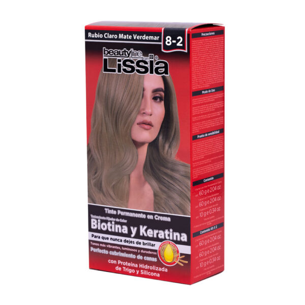 Tinte Sin Amoniaco Rubio Claro Mate Verdemar 8-2 | Lissia
