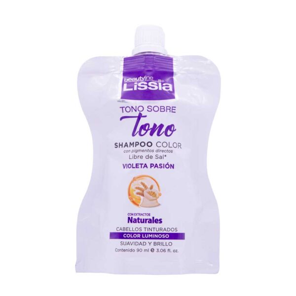 Shampoo Tono sobre Tono Negro Azabache - 90ML | Lissia