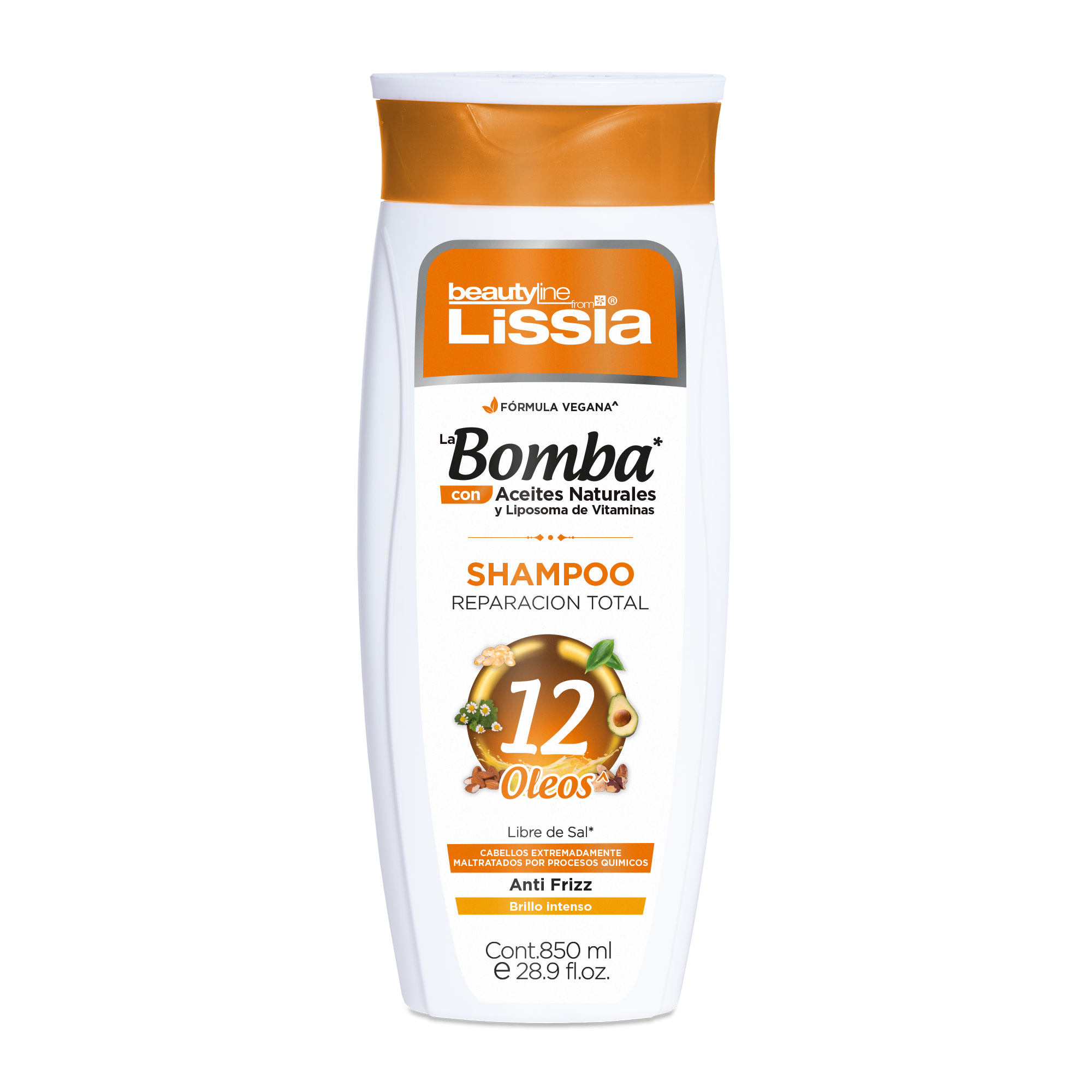 Shampoo La Bomba con Óleos y Vitaminas | Lissia